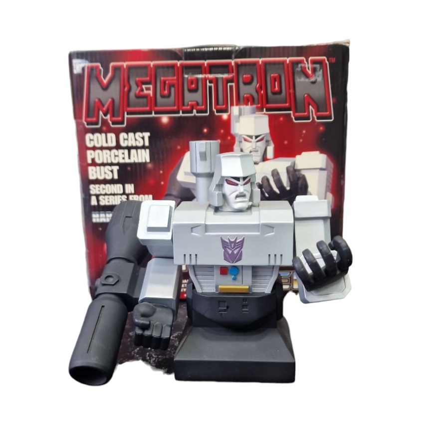 Pre-owned Hard Hero G1 Transformers Megatron Porcelain Bust - Own4Less